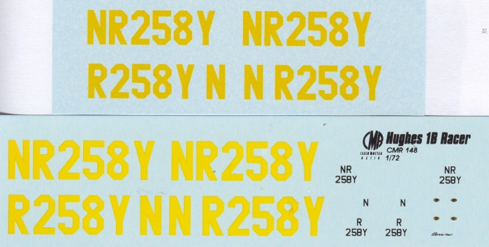 Howard Hughes 1B (Doppelbausatz) - CMR - 1/72 Resin