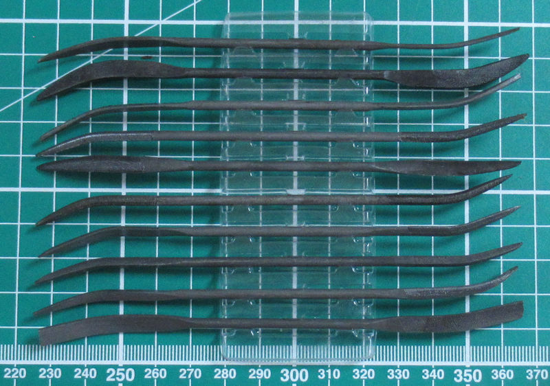 Curved File Set (x10) - Gebogenes Feilenset