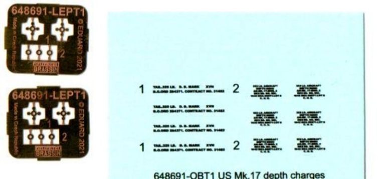 US Mk. 17 depth charges – IPMS Deutschland