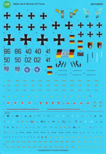 Alpha Jet A German Air Force Decals – IPMS Deutschland