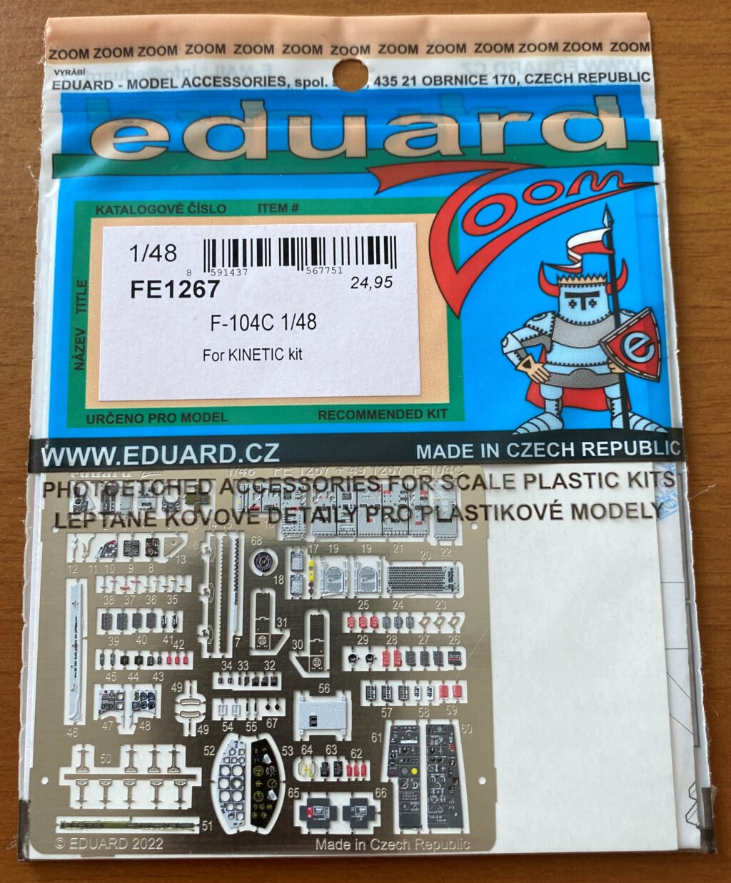 F-104C Cockpit Fotoätzteilesatz – IPMS Deutschland