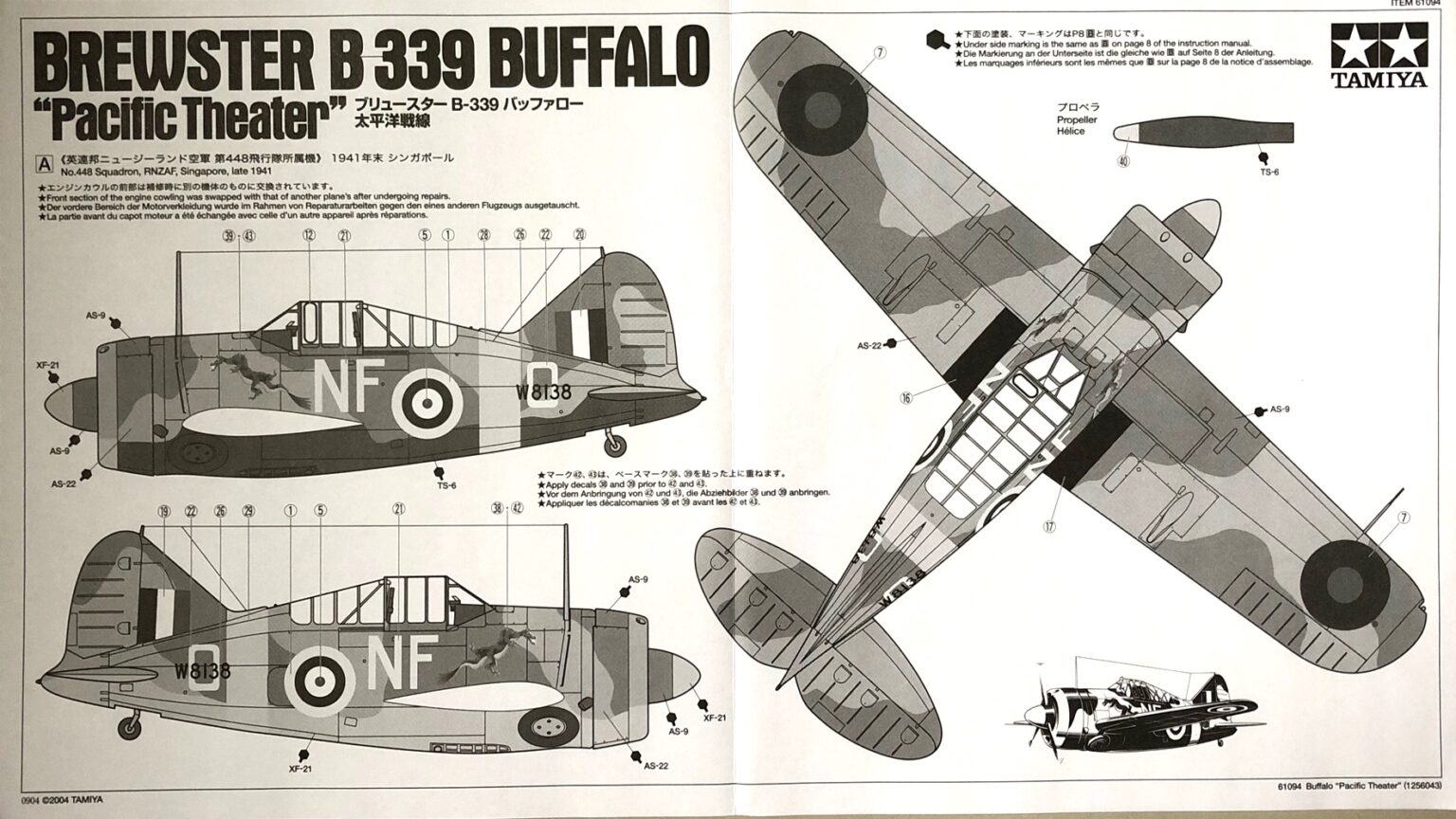 Brewster B 339 Buffalo „Pacific Theater“ – IPMS Deutschland