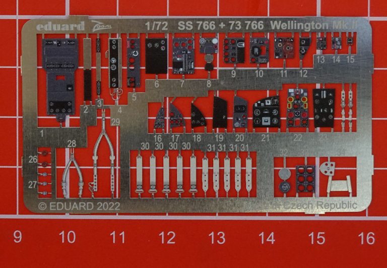 Vickers Wellington Mk. II – Fotoätzteile (Cockpit) für Airfix – IPMS ...