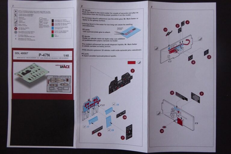 Eduard Space P-47N for Academy Kit – IPMS Deutschland
