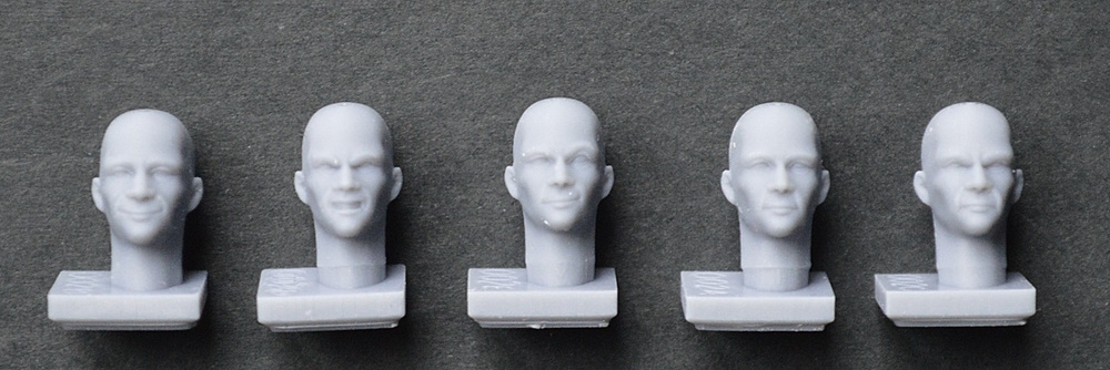 Set N°2 man heads – IPMS Deutschland