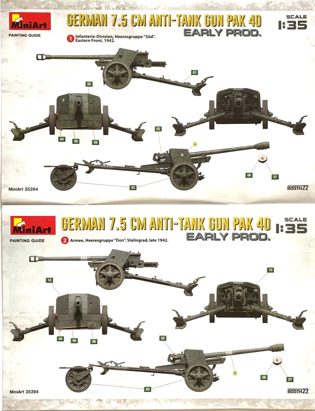 German 7.5 cm Anti-Tank Gun Pak 40 – Early Production – IPMS Deutschland