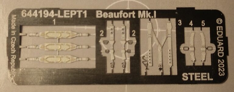 Bristol Beaufort Mk. I – Cockpit für ICM Bausatz – IPMS Deutschland