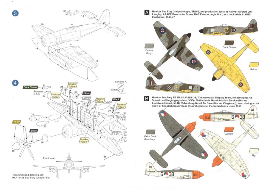 Hawker Sea Fury „Special Schemes“ – IPMS Deutschland