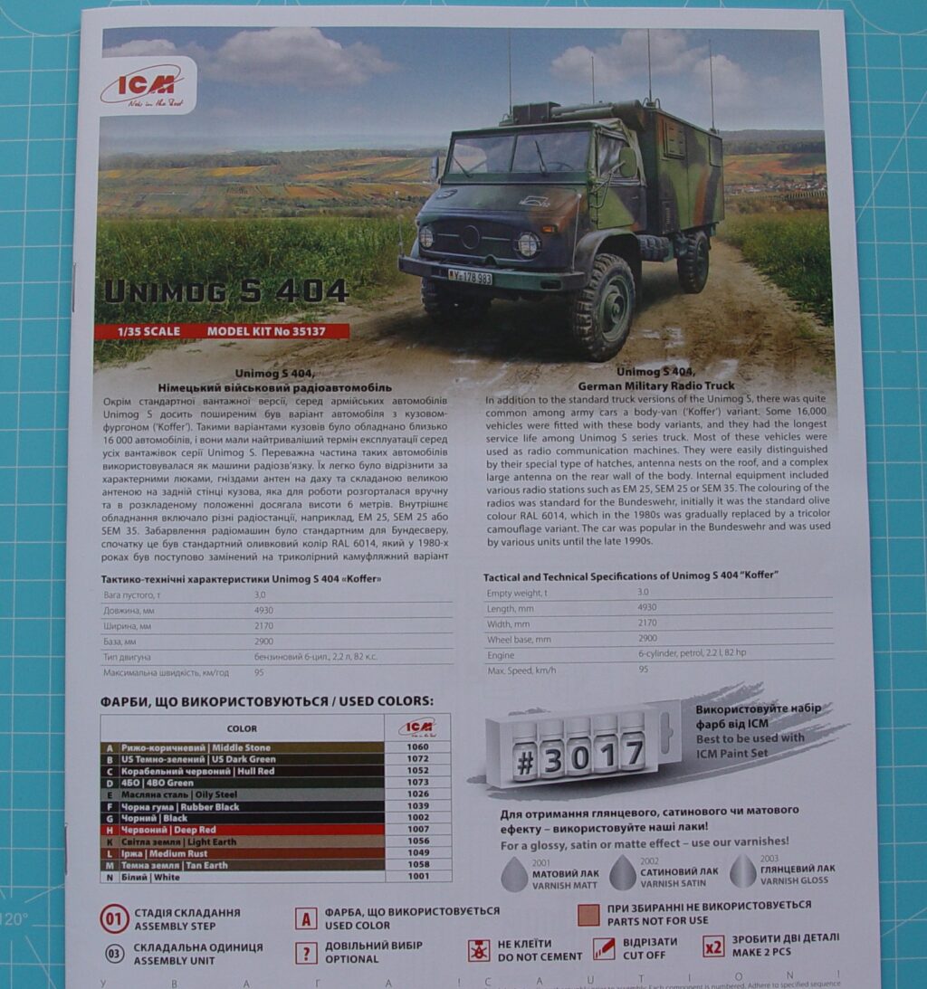 UNIMOG S 404 – German Military Radio Truck – IPMS Deutschland