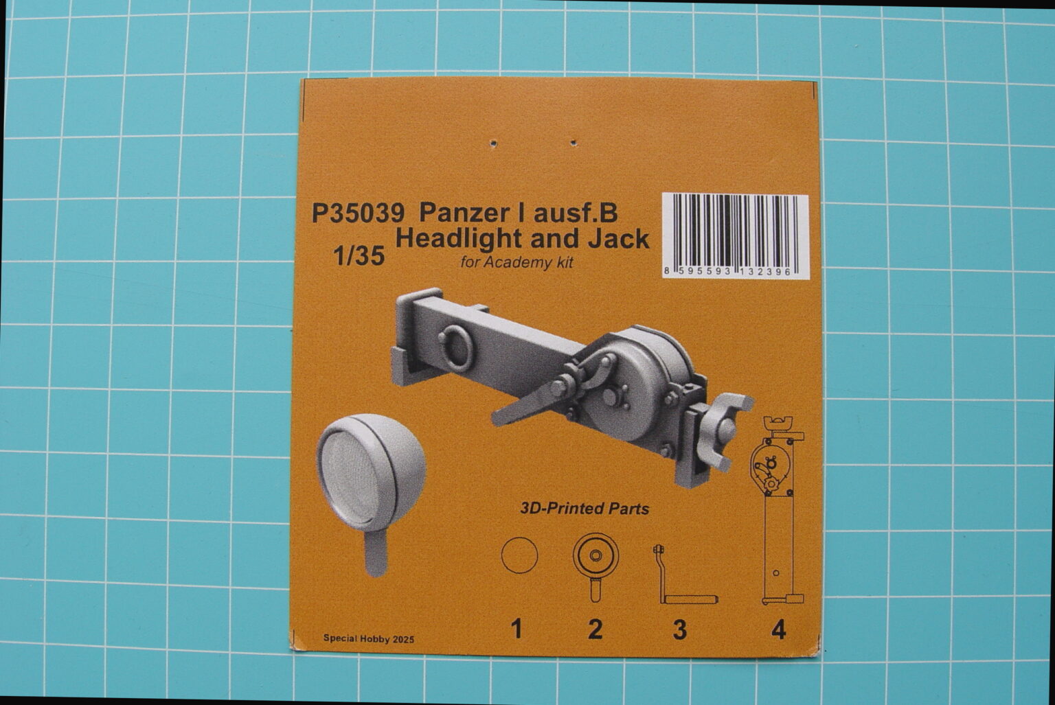 Panzer I B Headlight and Jack – IPMS Deutschland