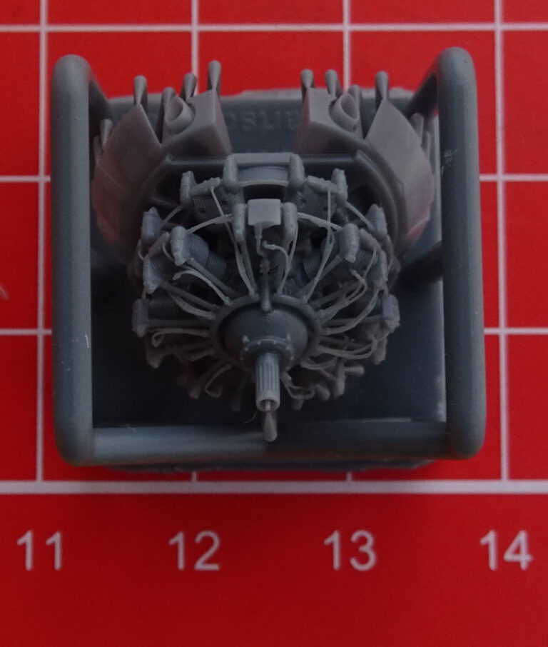 Nakajima Sakae 12 Engine with Exhaust and Open Cooling Flaps für Tamiya ...
