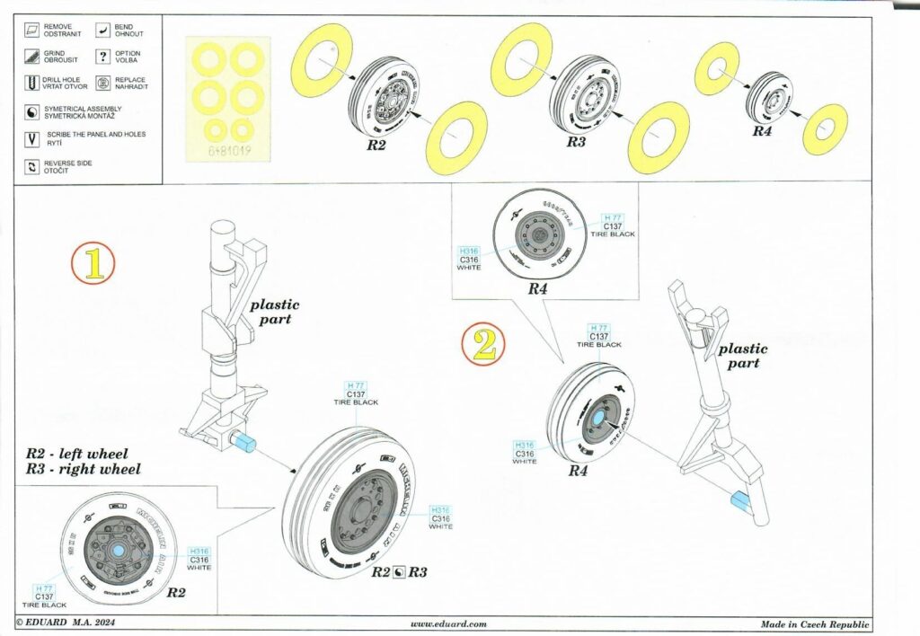 A-10C Wheels for GREAT WALL HOBBY Kit – IPMS Deutschland