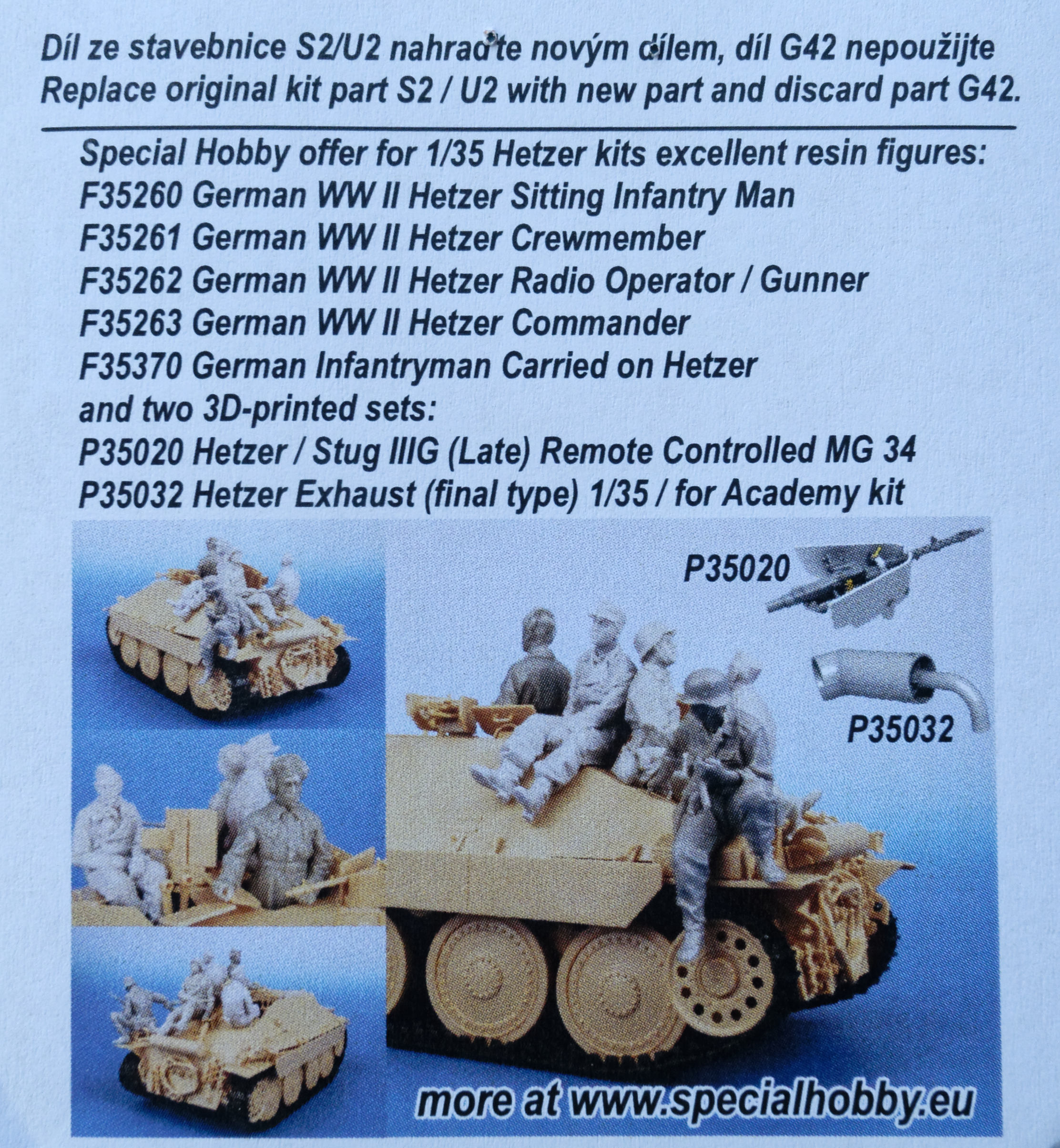 Hetzer Mid + Late `Saukopf´ Mantlet Correction (Long Type) for Tacom ...